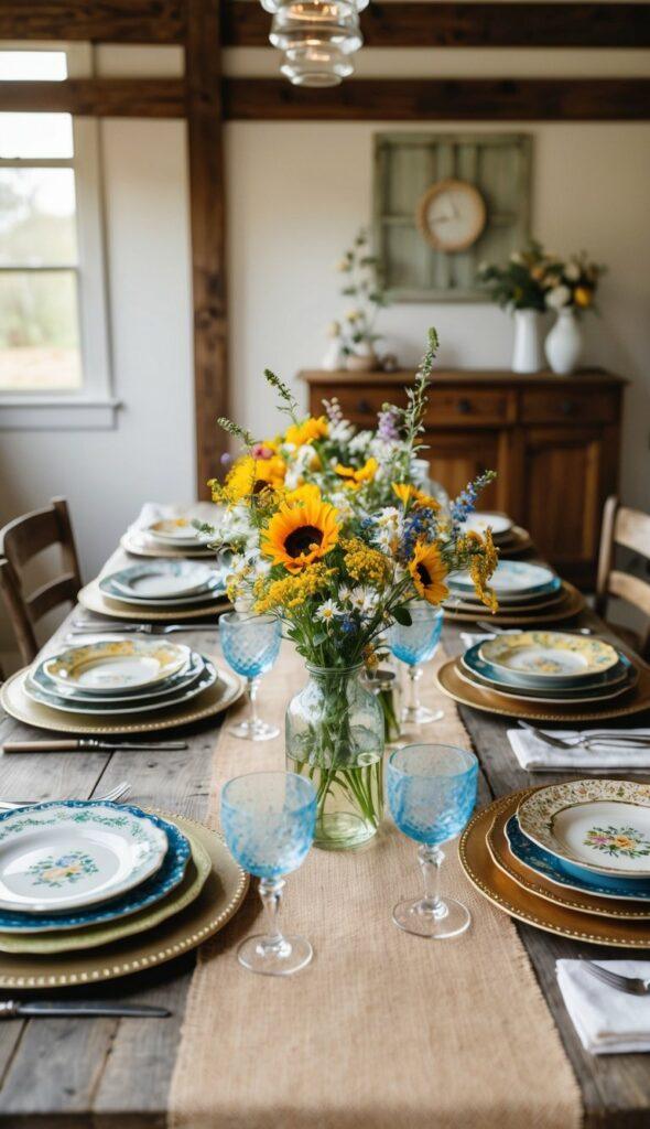 10 Farmhouse Table Setting Ideas for a Cozy Look to Try This Spring ...